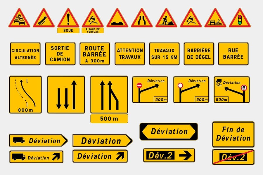Les différentes catégories de panneaux de signalisation et leur ...