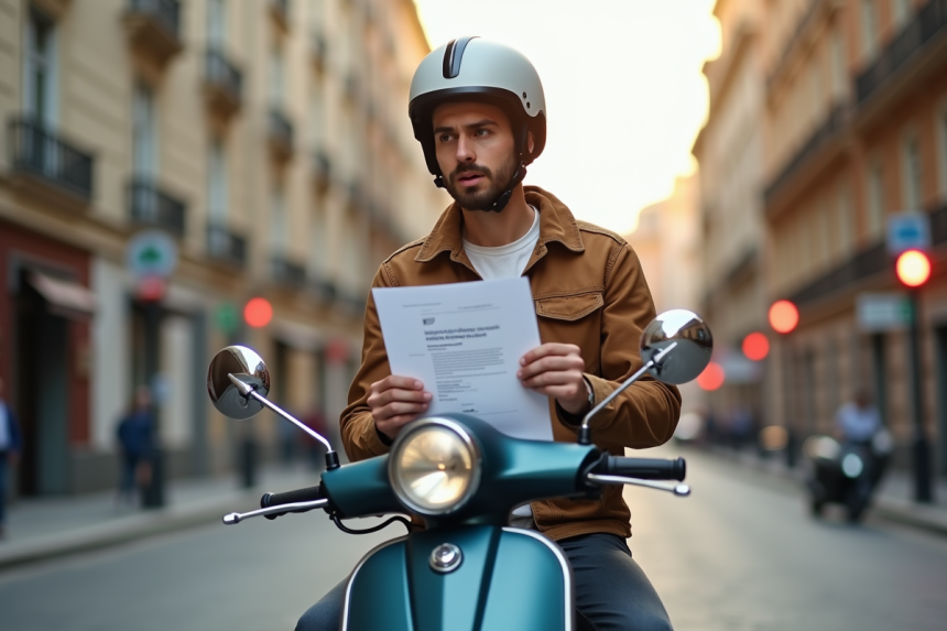 BSR obligatoire scooter : conduire sans BSR, quels risques ? - Autos Actus